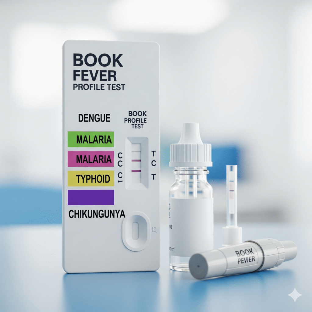 Book Fever Profile Test: Detect Dengue, Malaria, Typhoid & Chikungunya