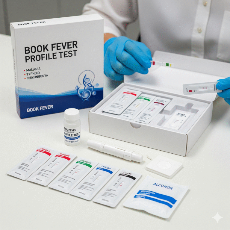 Book Fever Profile Test: Detect Dengue, Malaria, Typhoid & Chikungunya