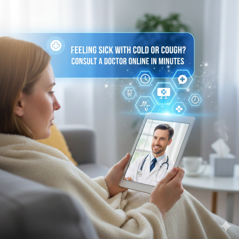 Feeling Sick with Cold or Cough? Consult a Doctor Online in Minutes at ...