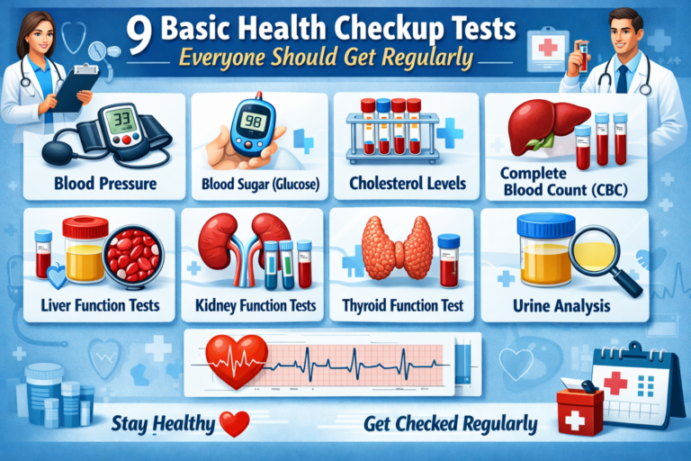 9 Basic Health Checkup Tests Everyone Should Get Regularly